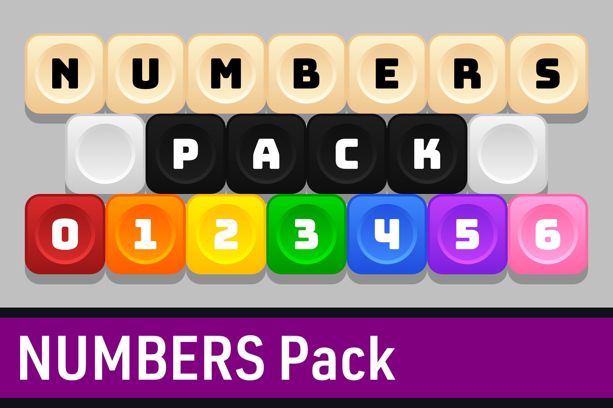 Numbers Pack | 2D GUI | Unity Asset Store