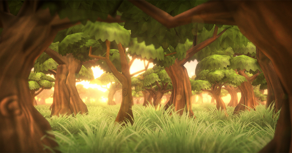 Nature Package Cartoon | 3D Environments | Unity Asset Store