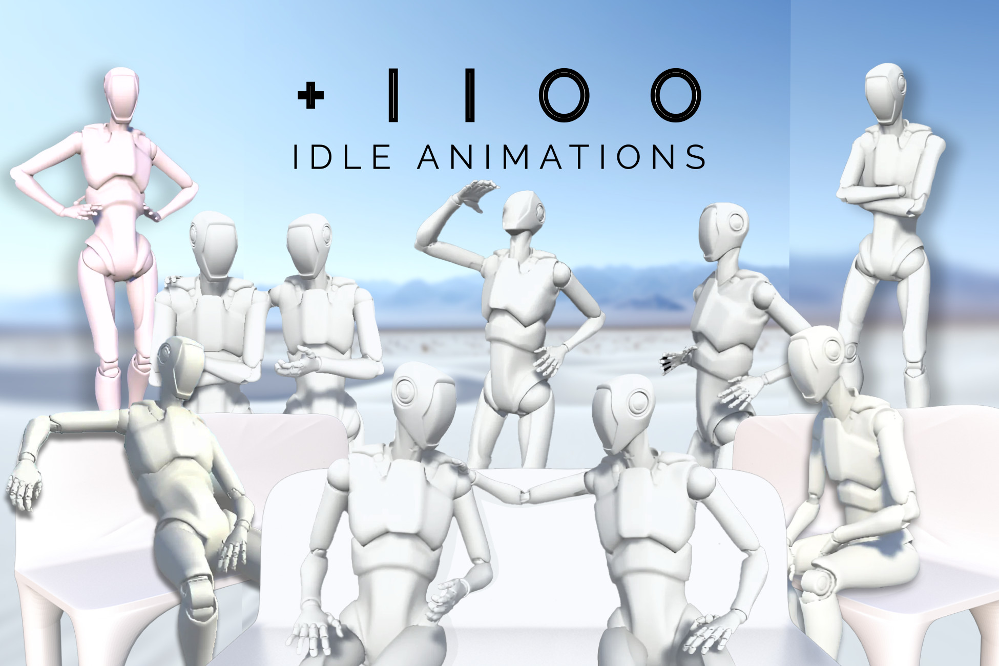 BUNDLE Outdoor Animations | 3D アニメーション | Unity Asset Store