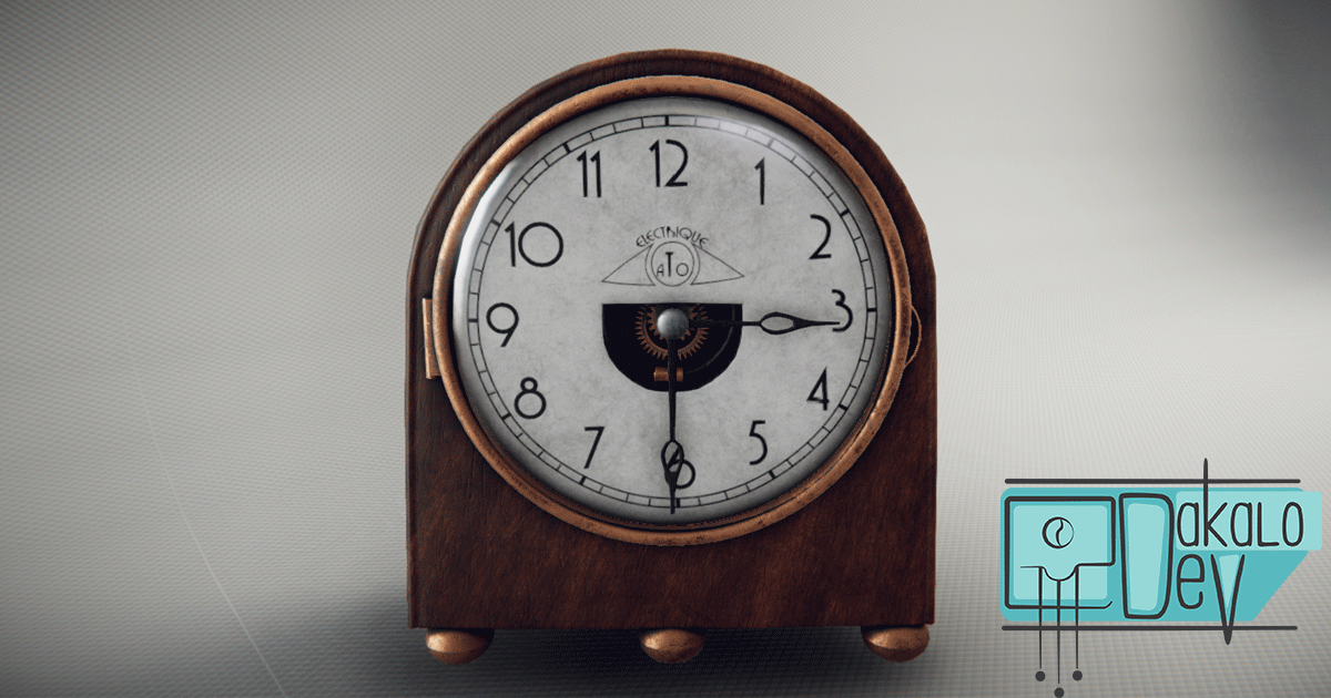 Vintage Clock | 3D Furniture | Unity Asset Store