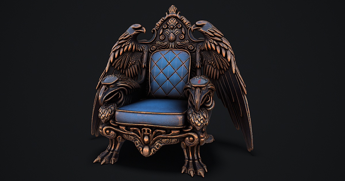 Fantasy Throne 5 | 3D Interior | Unity Asset Store