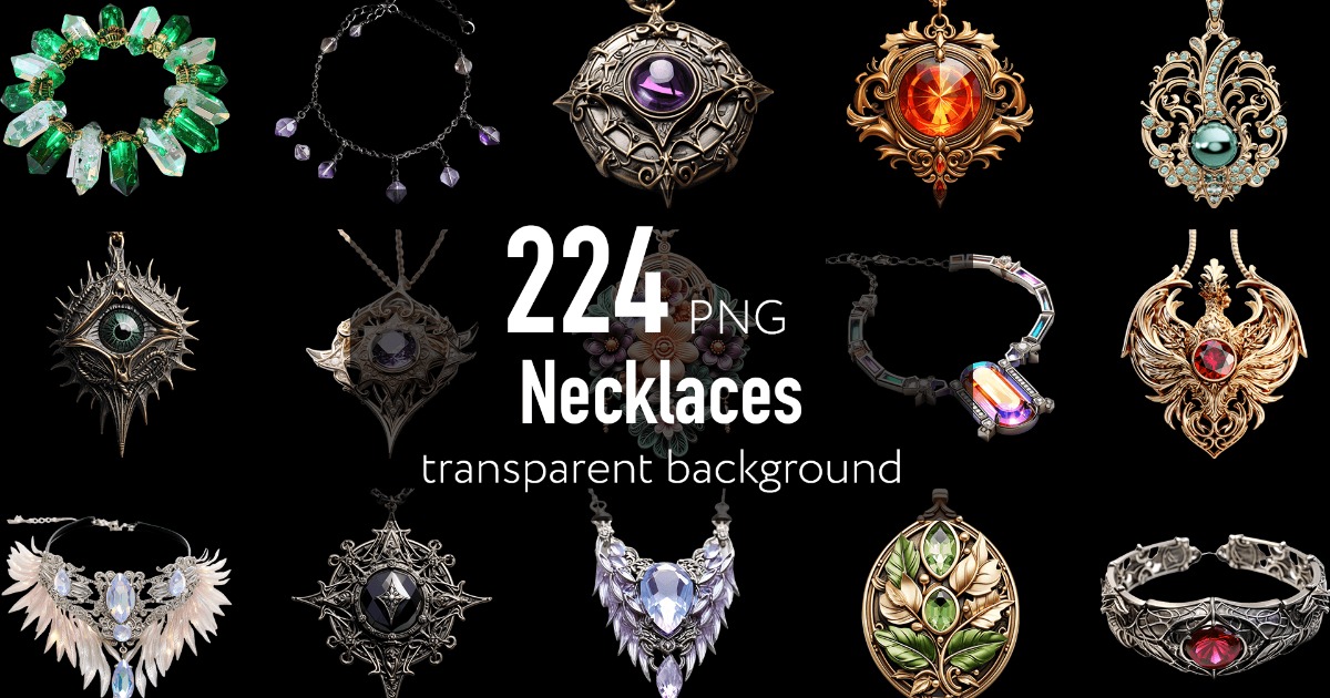 Fantasy Necklaces | 2D | Unity Asset Store