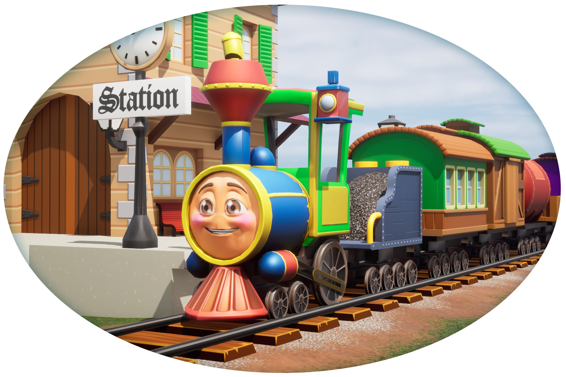 ToonTrain | 3D Characters | Unity Asset Store