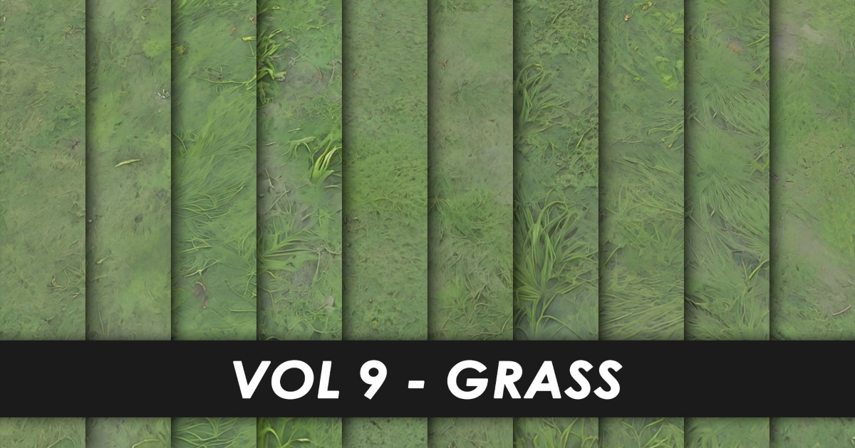 Realistic Textures - Vol 9 - Grass | 2D Textures & Materials | Unity ...