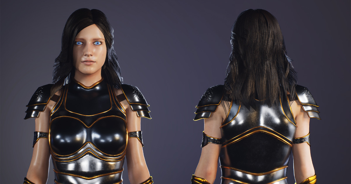 Female_warrior_ | 3D Characters | Unity Asset Store