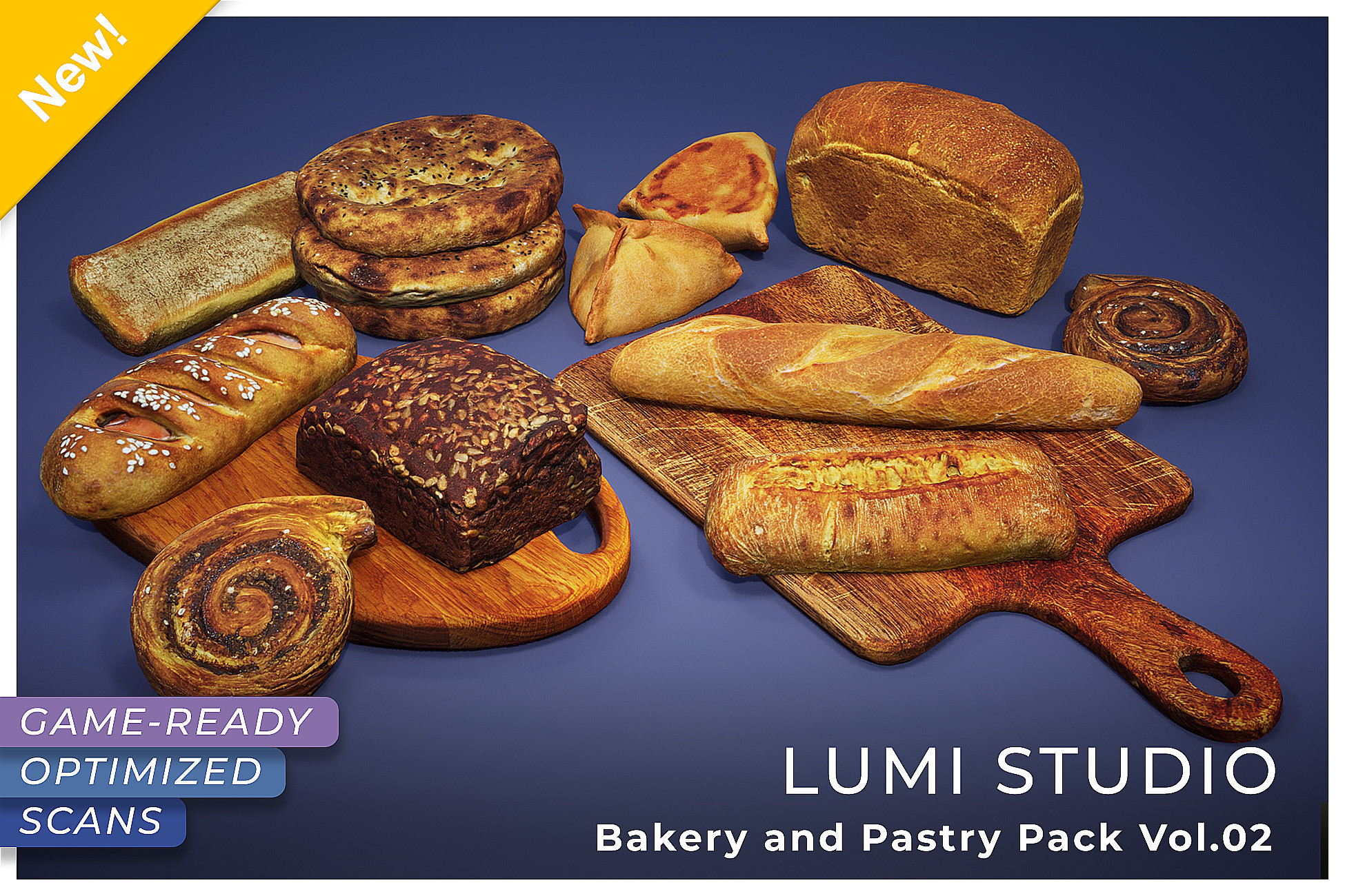 Bakery and Pastry Pack Vol.02 | 3D Food | Unity Asset Store