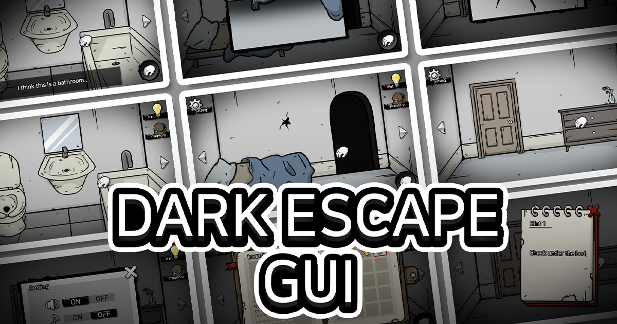 Dark escape UI | 2D Icons | Unity Asset Store