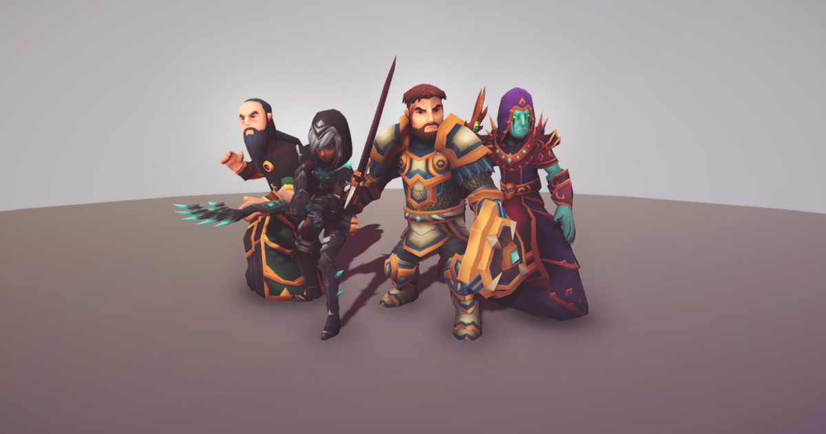 Fantasy Heroes Pack 02 | Characters | Unity Asset Store