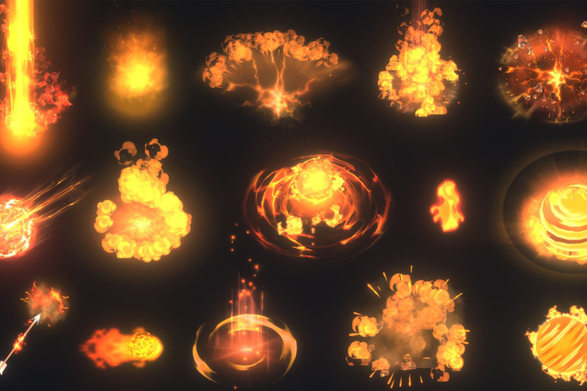 Game VFX - FireSkill Collection | Fire & Explosions | Unity Asset Store