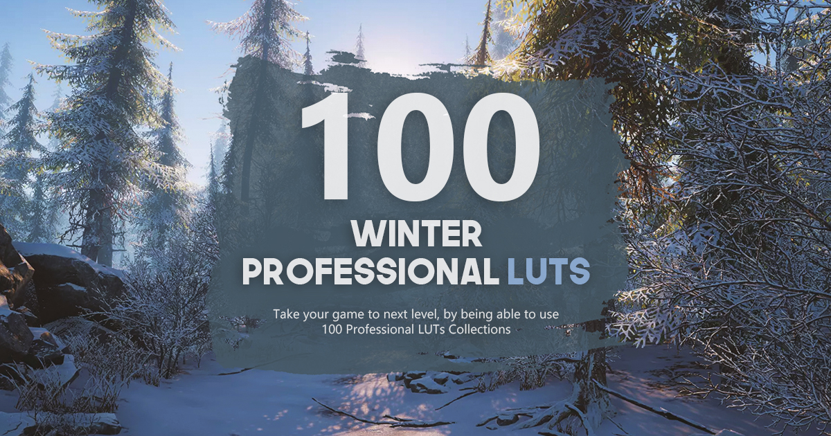 100 Winter LUTs Pack | Fullscreen & Camera Effects | Unity Asset Store