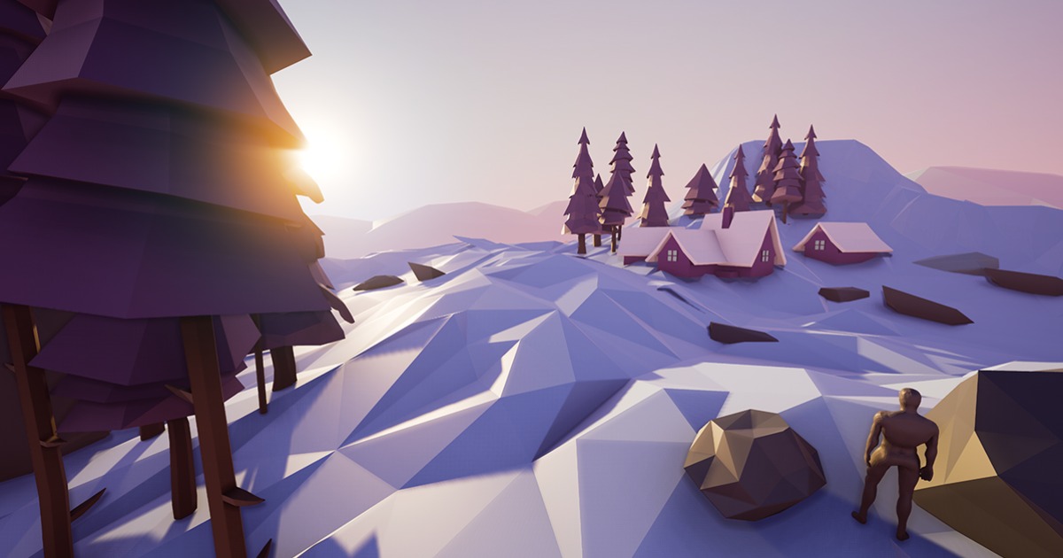 Snow Landscapes - Low Poly | 3D Landscapes | Unity Asset Store
