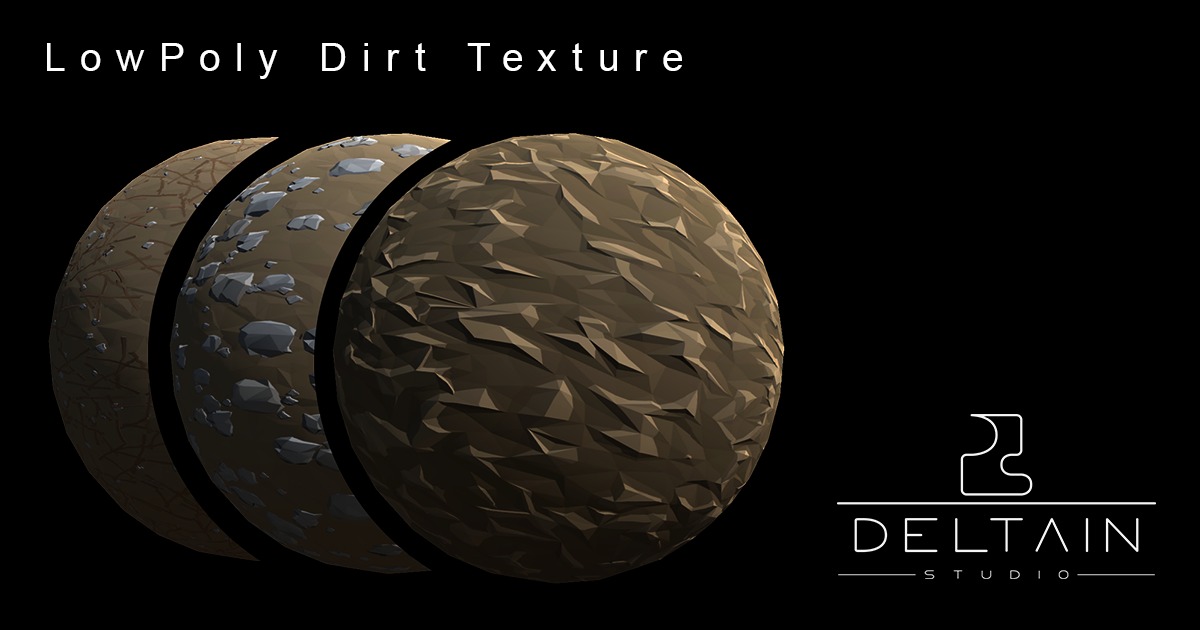 LowPoly Dirt Texture | 2D Textures & Materials | Unity Asset Store