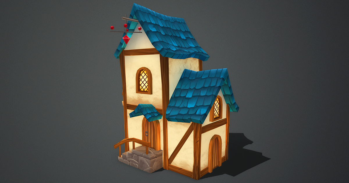 Stylized Fantasy House | 3D Environments | Unity Asset Store