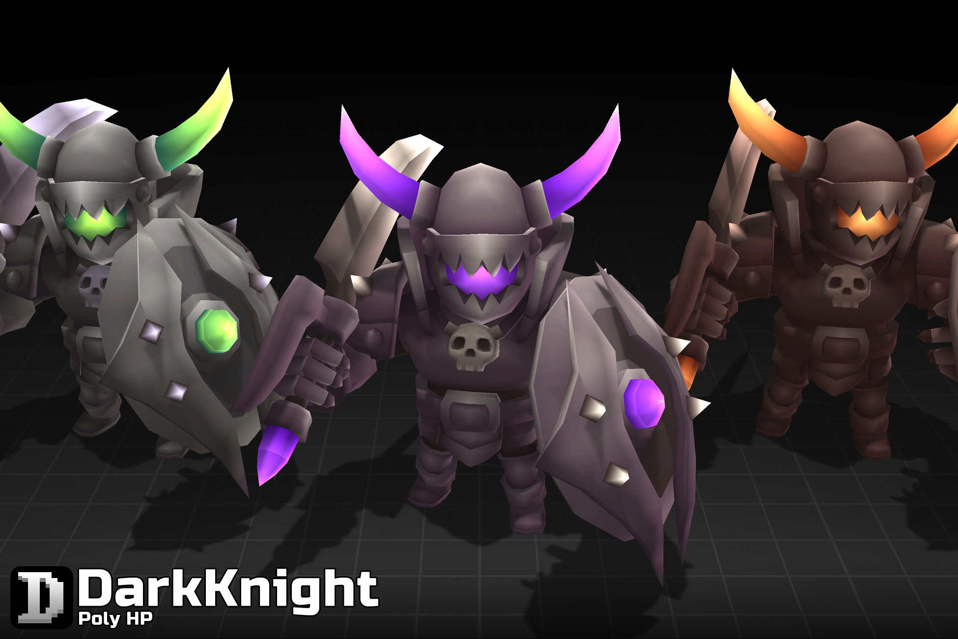 Poly HP - DarkKnight | 3D 생물 | Unity Asset Store