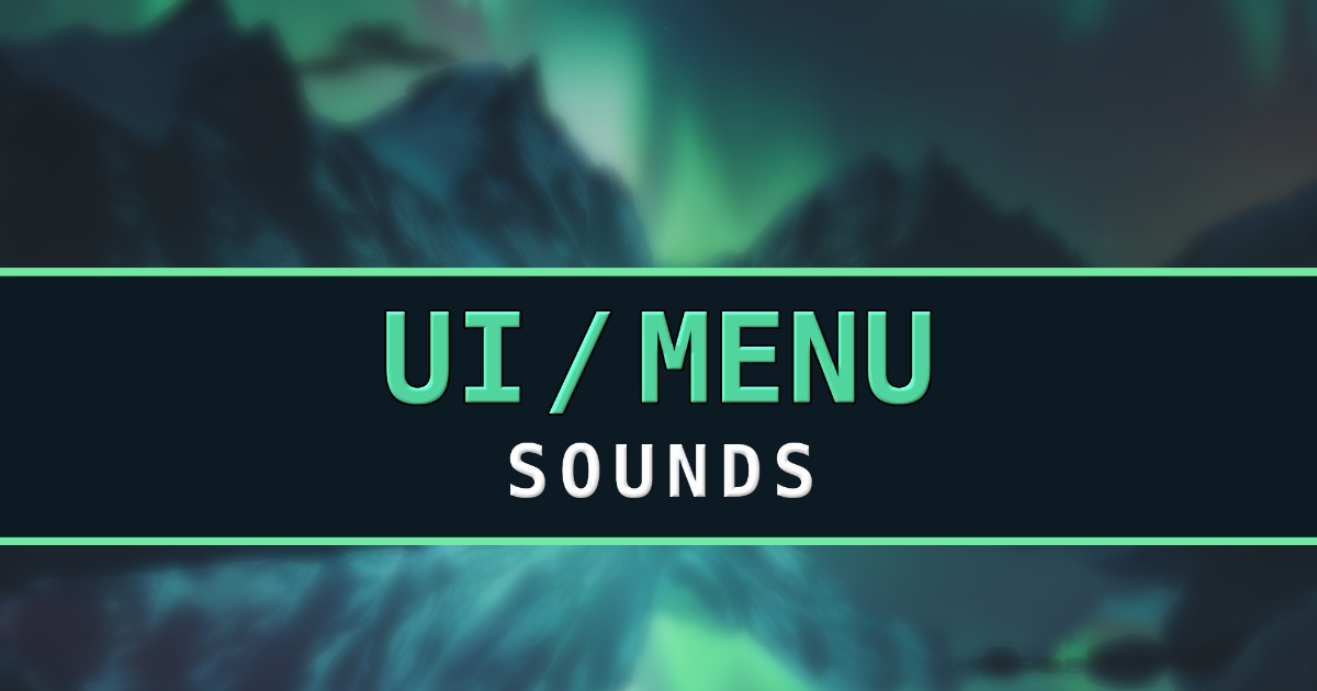 UI-Menu Sounds | Audio Sound FX | Unity Asset Store
