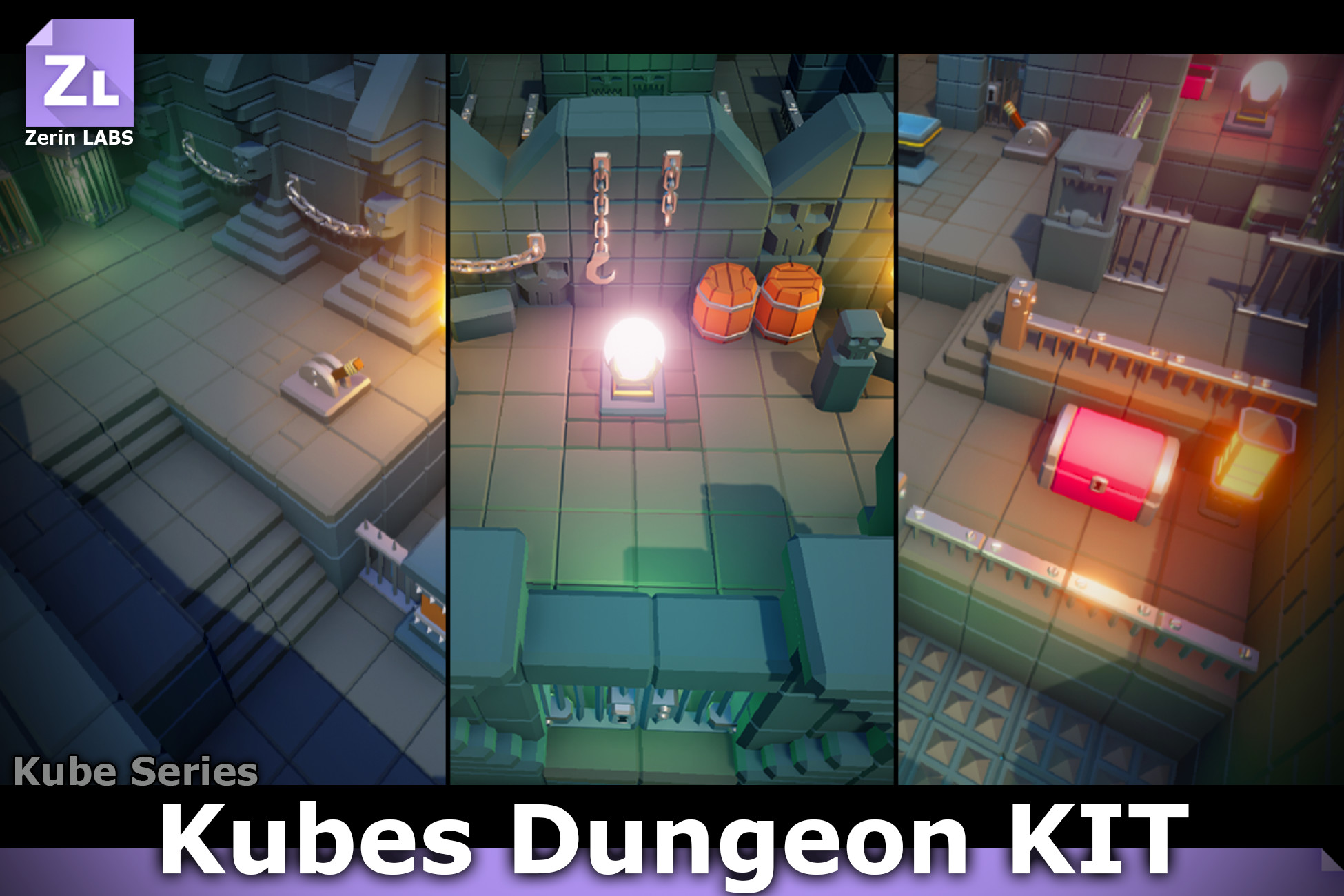 Kubes : Cube Dungeon KIT | 3D Dungeons | Unity Asset Store