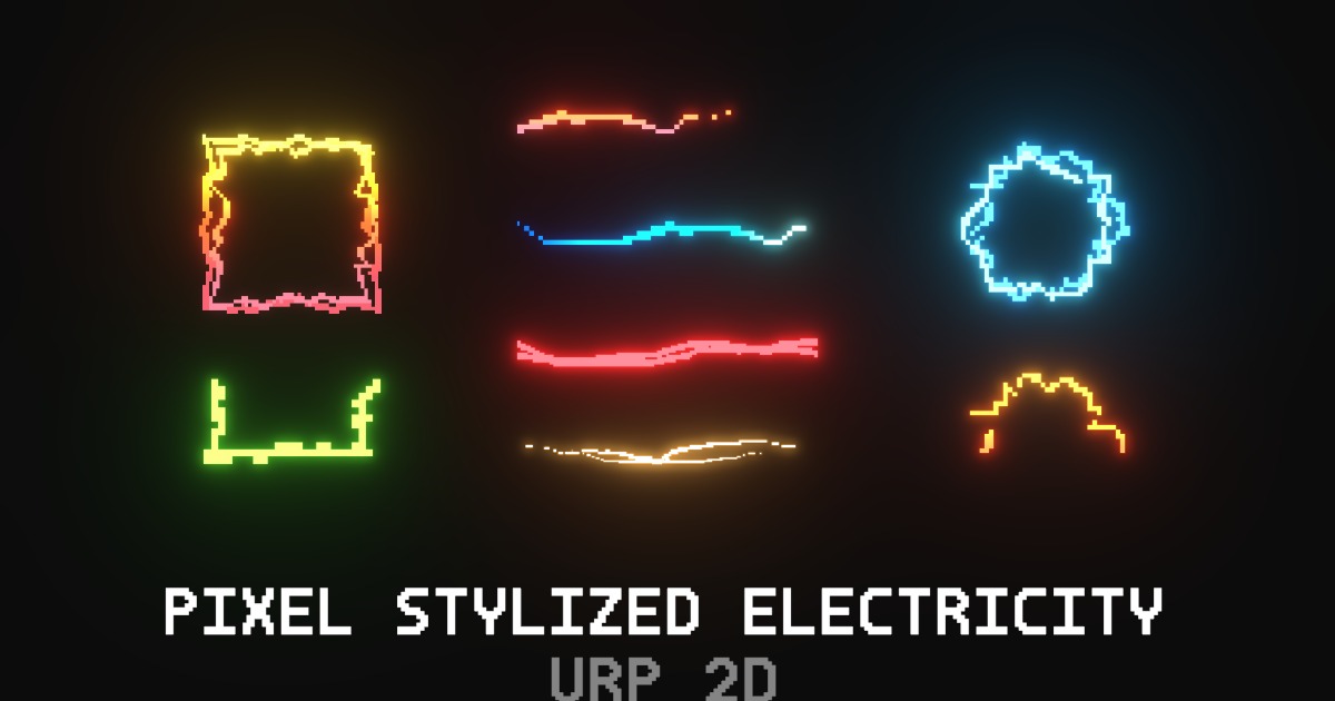 Pixel electricity VFX | VFX | Unity Asset Store