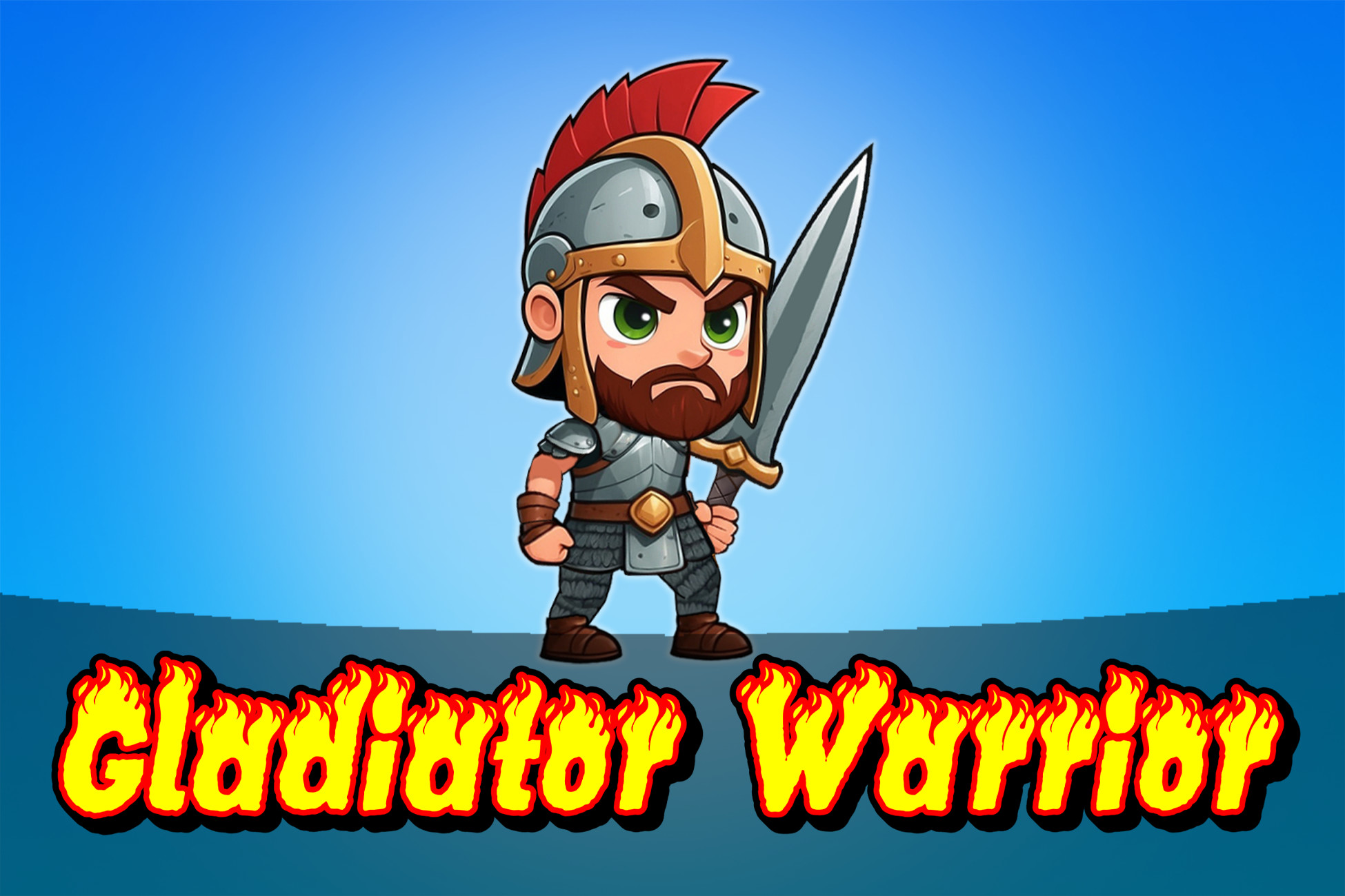 A Gladiator Warrior 2D Animated Character (Spriter) | 2D Characters ...