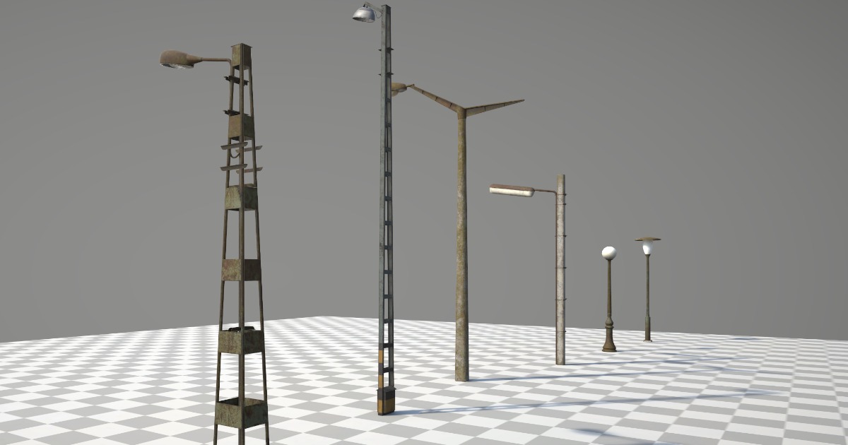 IS Street Lights Pack | 3D Exterior | Unity Asset Store