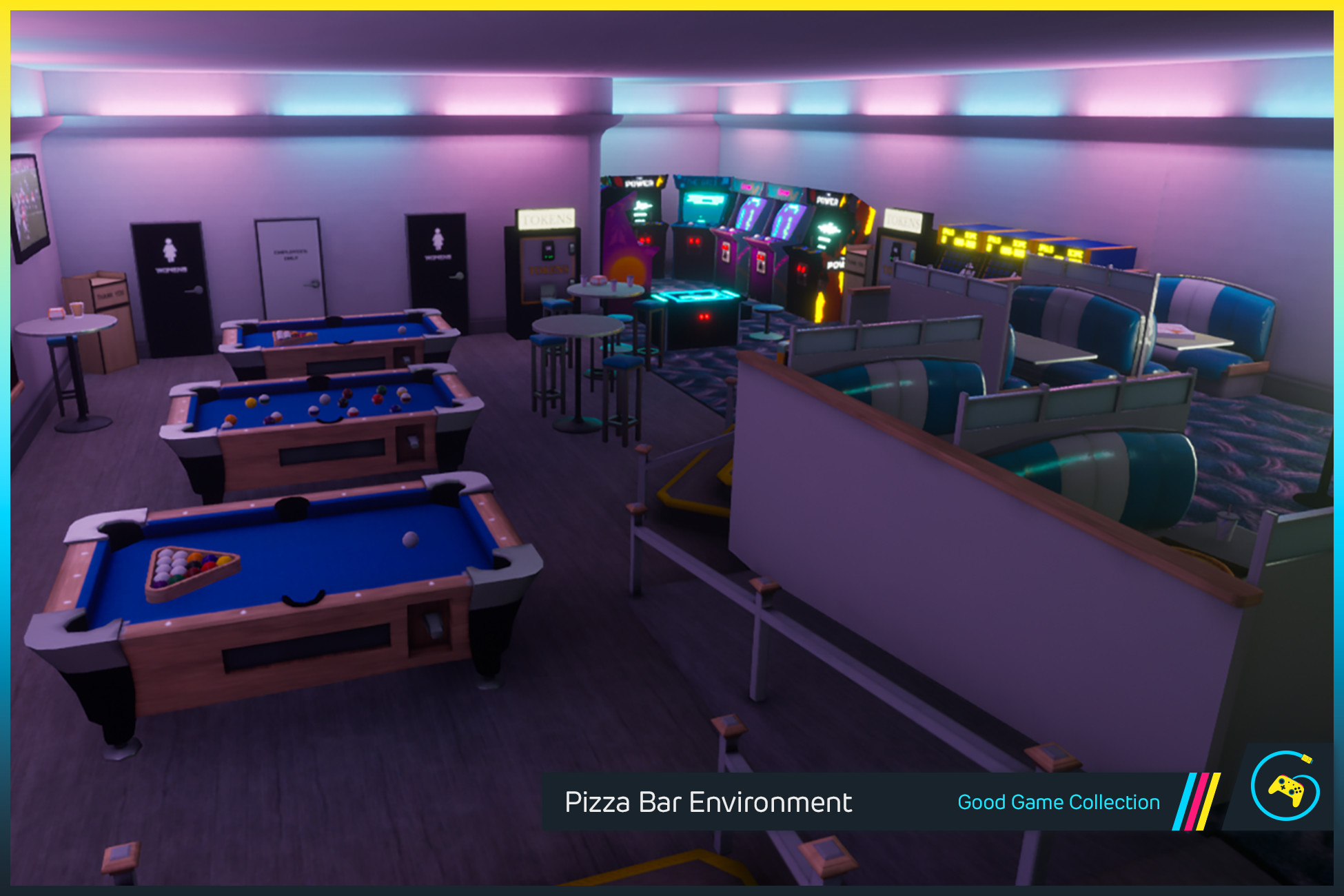 Pizza Bar Environment by Gamertose | 3D Environments | Unity Asset Store