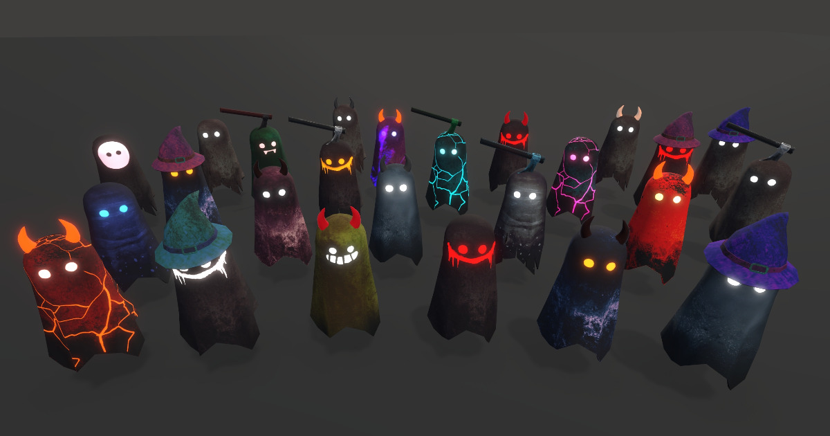 Dark Ghosts | 3D Creatures | Unity Asset Store