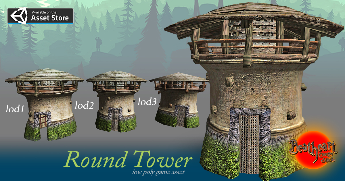 Round Tower | 3D Historic | Unity Asset Store