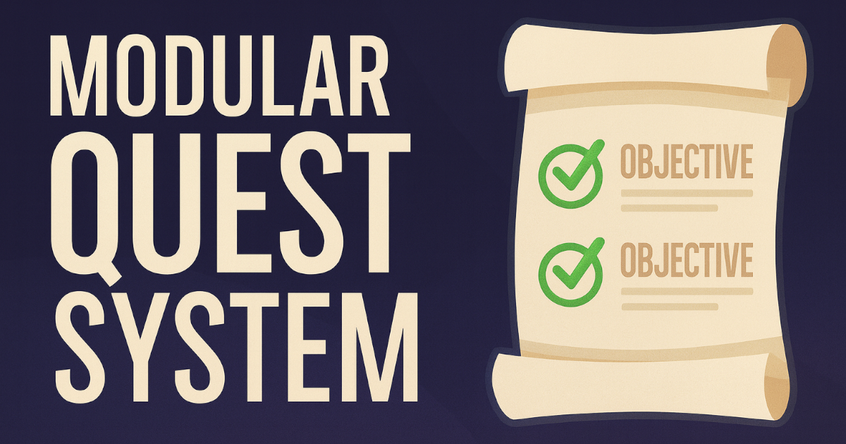 Modular Quest System | Game Toolkits | Unity Asset Store