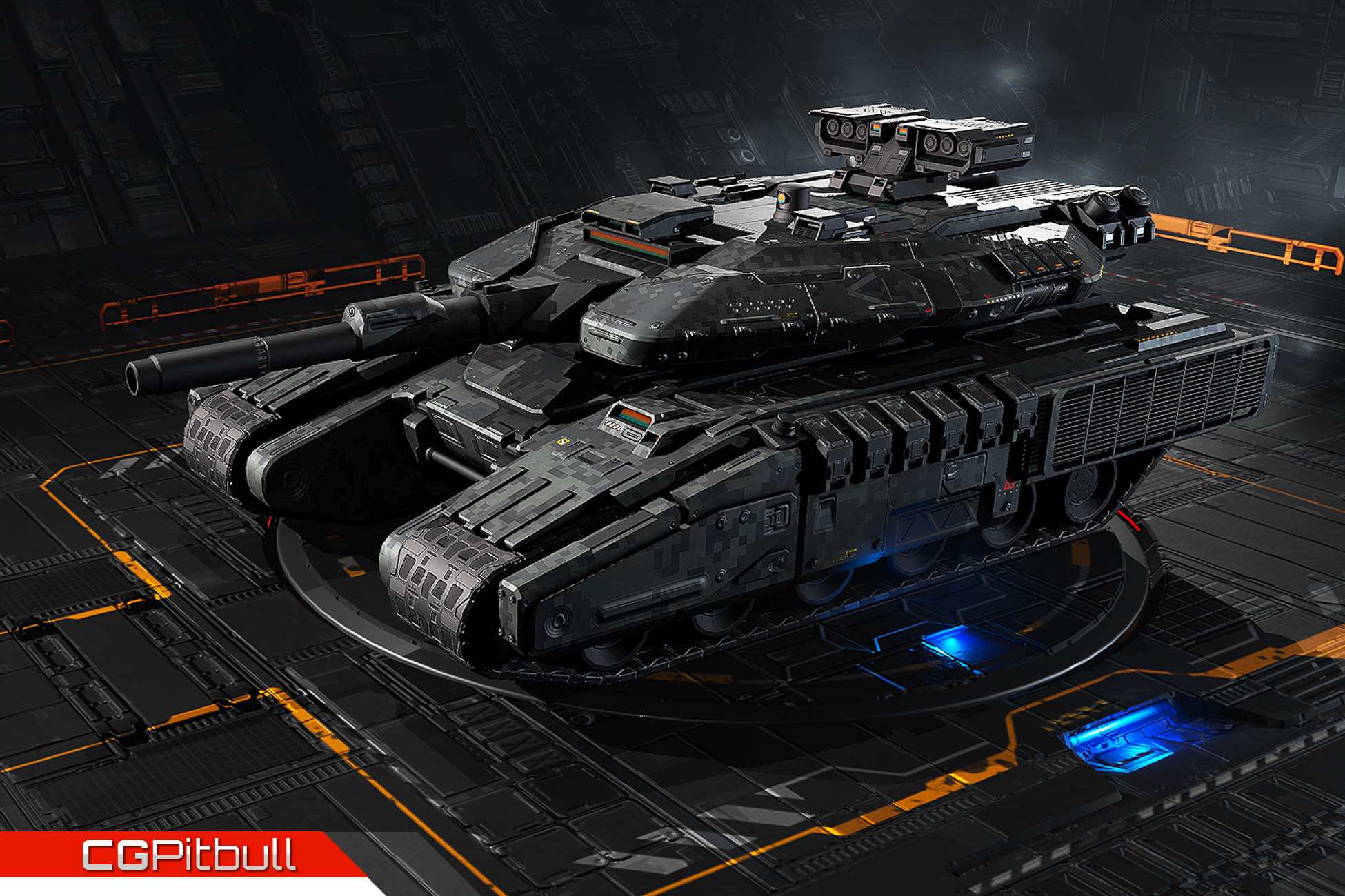 BR35 - Medium TANK | 3D Land | Unity Asset Store