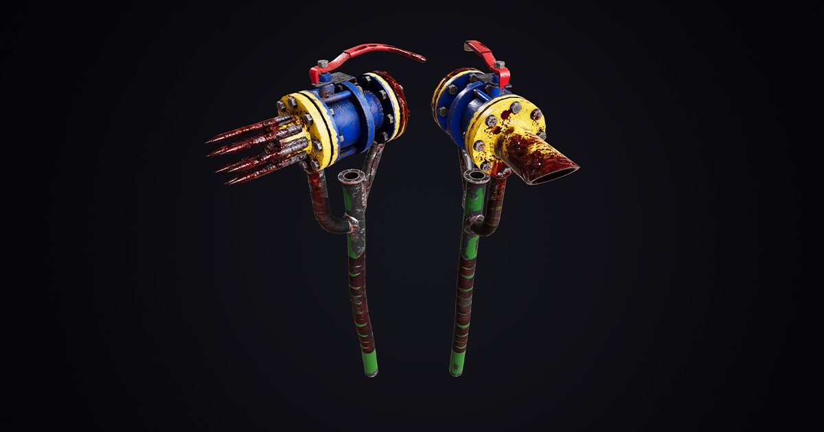 Post Apocalyptic Pipe Hammer | 3D Weapons | Unity Asset Store