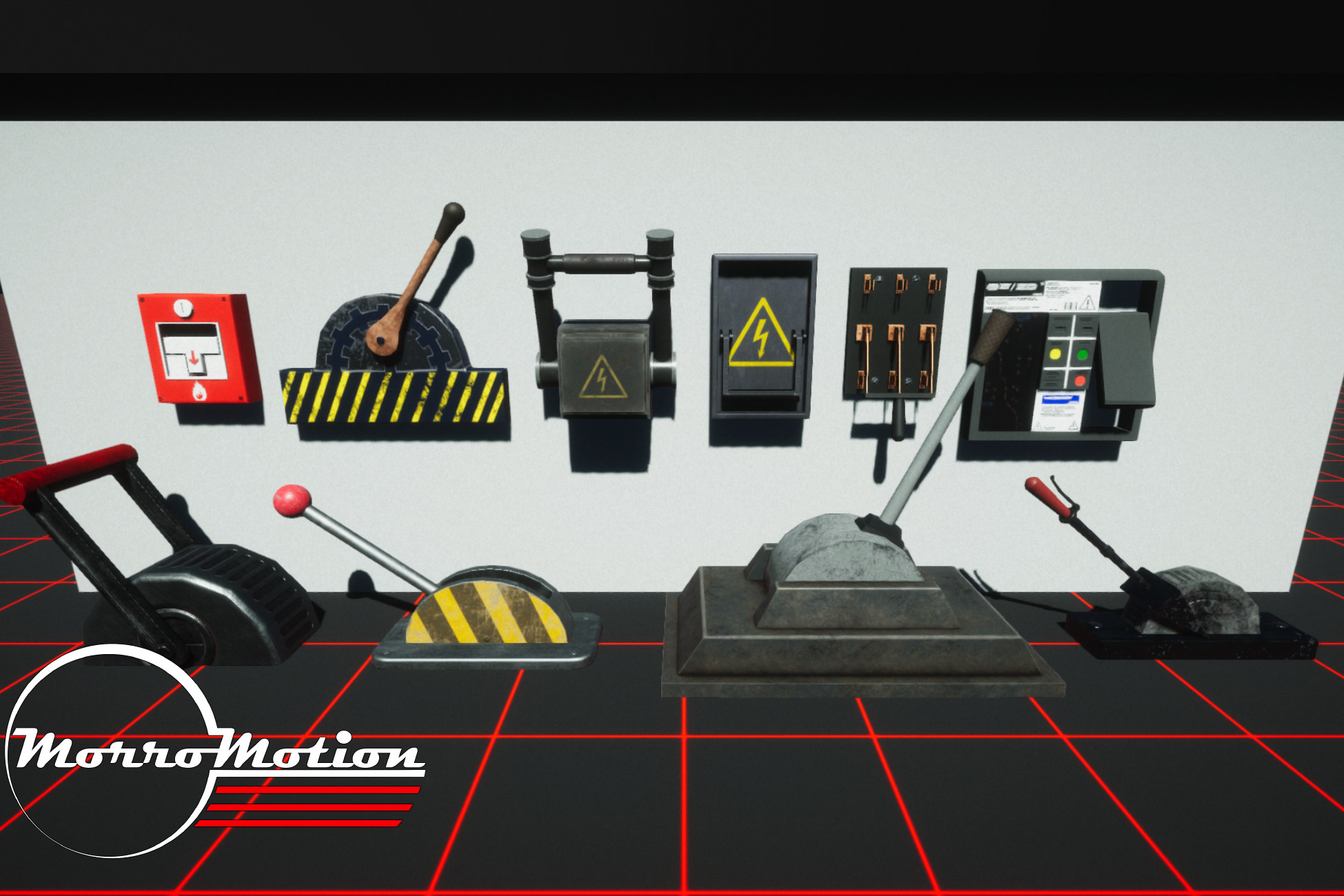 Lever Assets 01 | 3D Props | Unity Asset Store