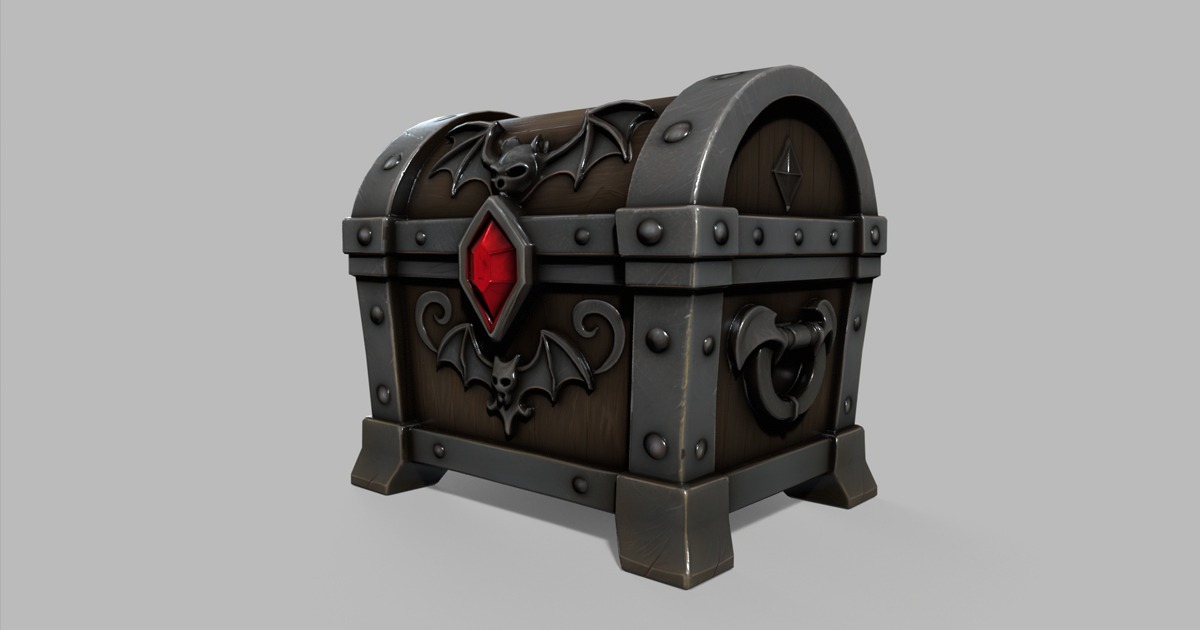 Gothic Vampire Chest | 3D Props | Unity Asset Store