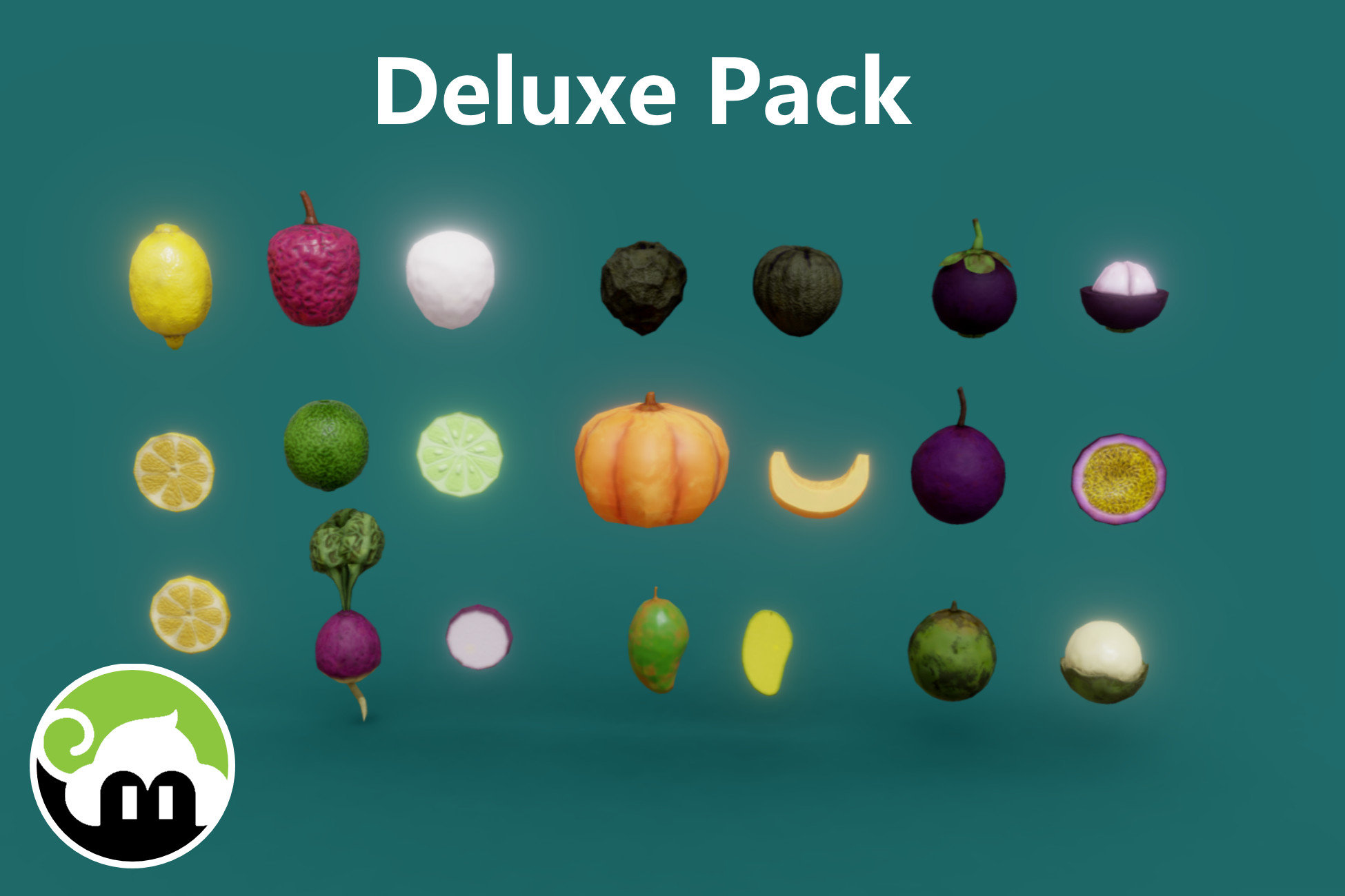 3D Fruit Pack Deluxe | 3D Food | Unity Asset Store