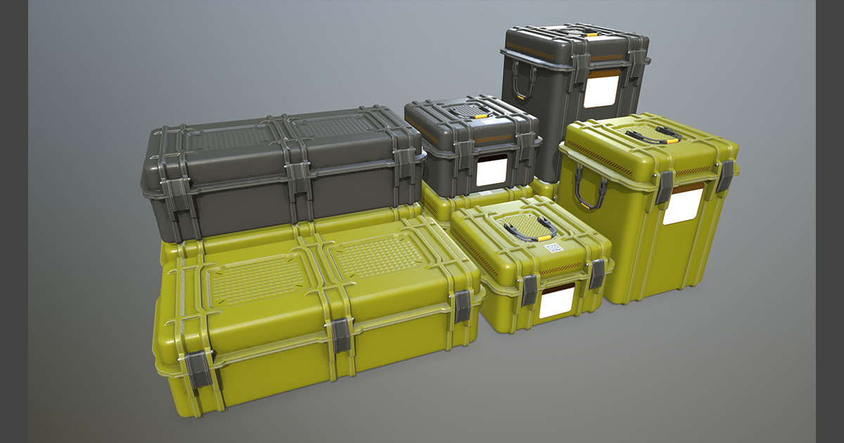 Army boxes (Case) pac. | 3D Props | Unity Asset Store