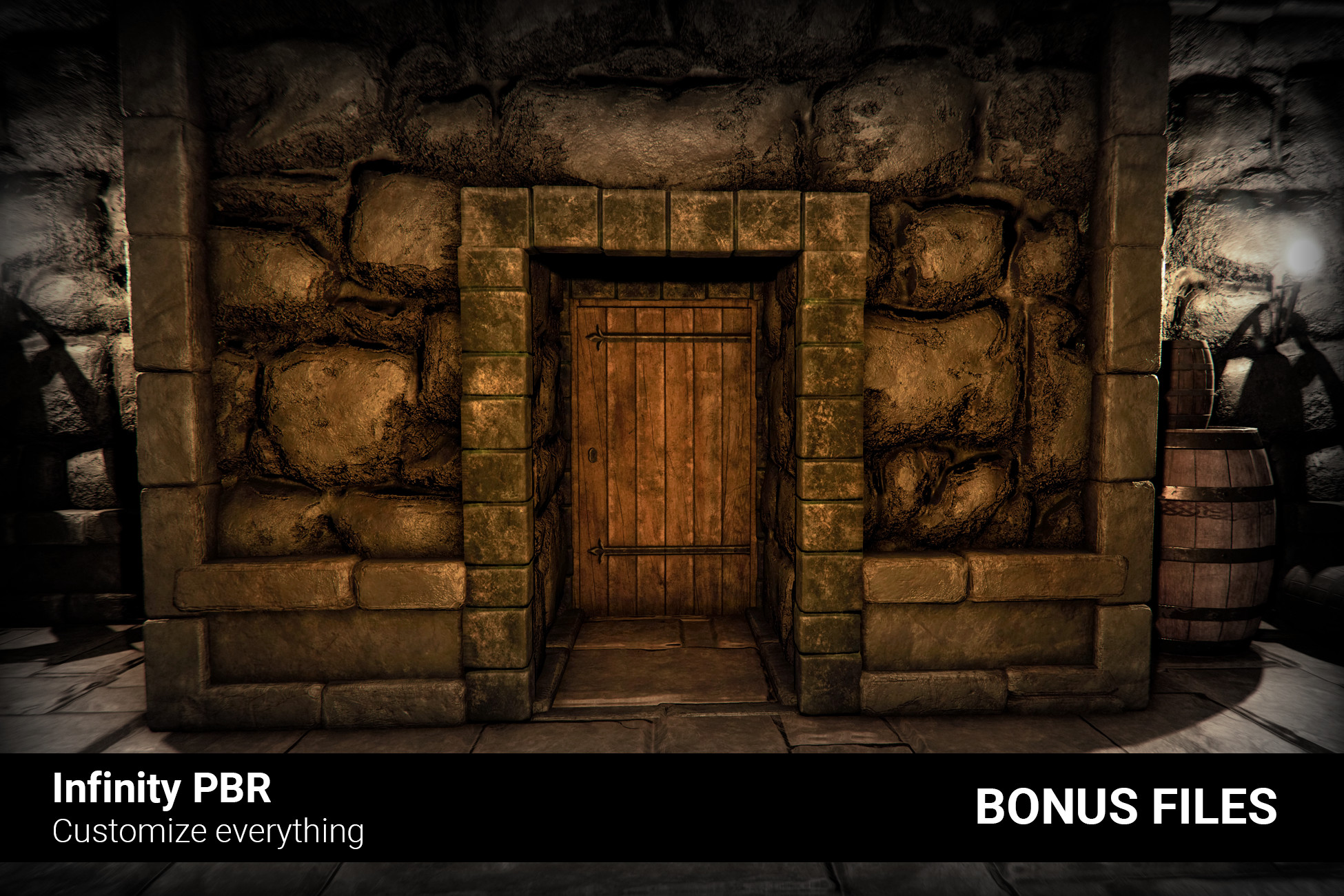 Dungeon 2 - Bonus Files 1 - Substance Painter files | 3D Dungeons | Unity Asset Store