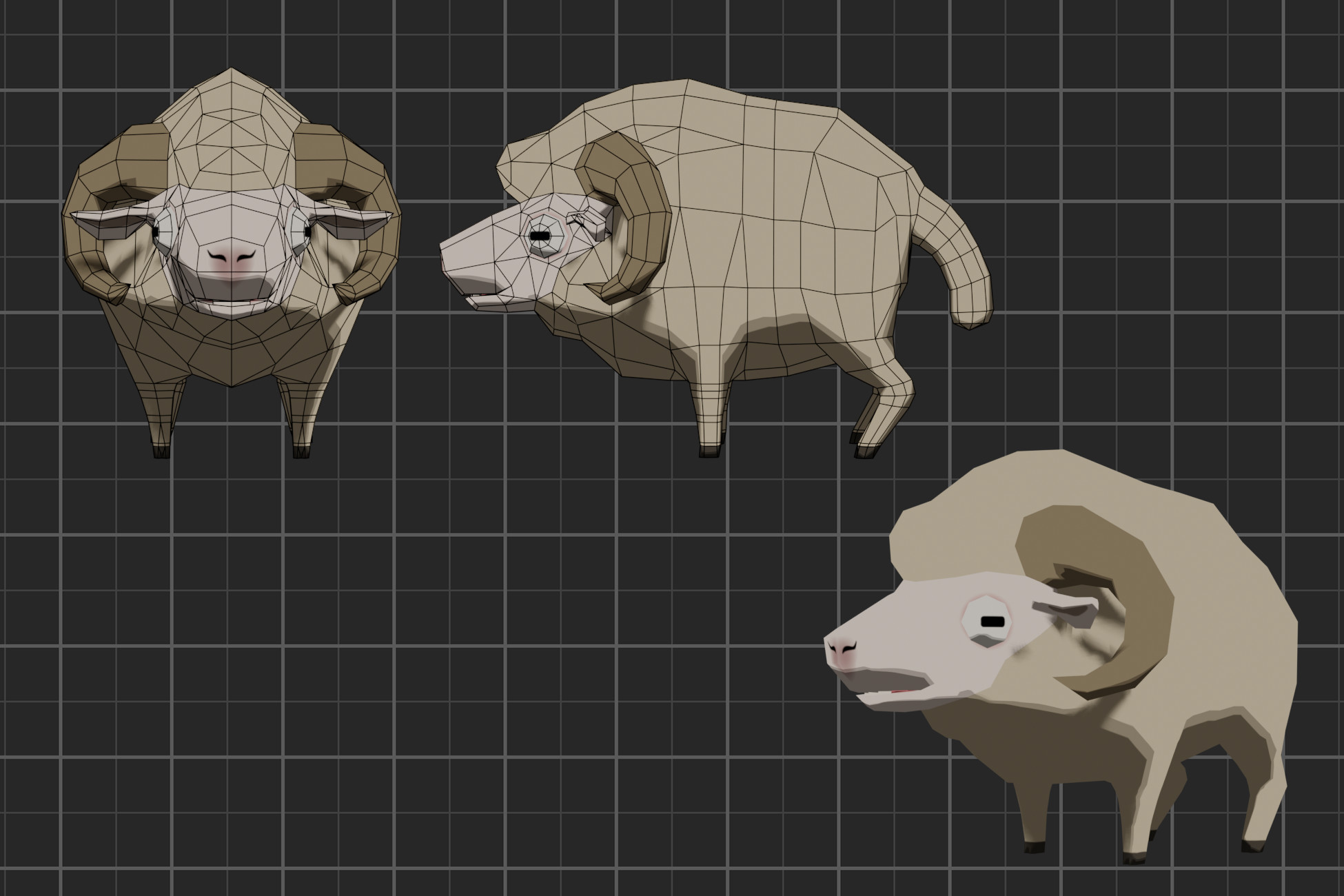 Animals 3D Sheep | 角色 | Unity Asset Store