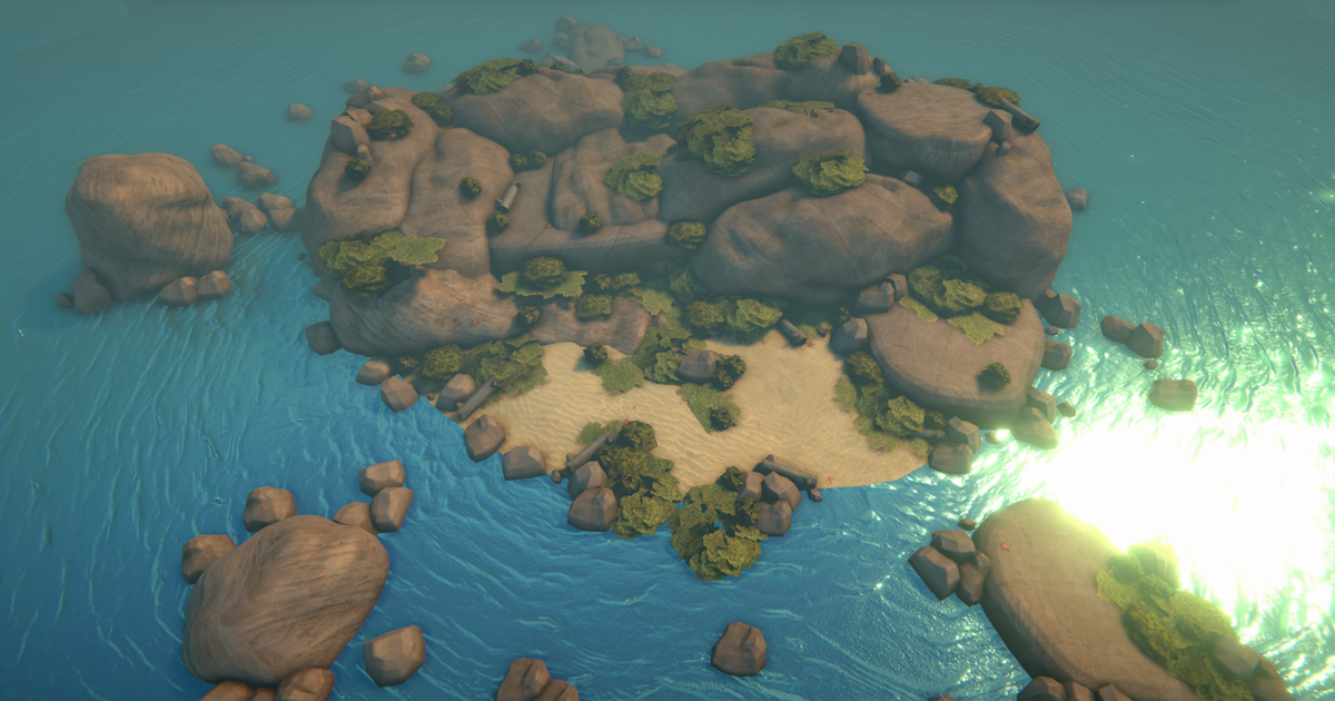 Realistic Beachfront Nature Island 3 Asset Package | 3D Landscapes ...