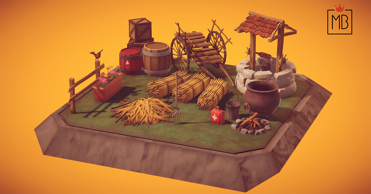 Various Farm Props | 3D Props | Unity Asset Store