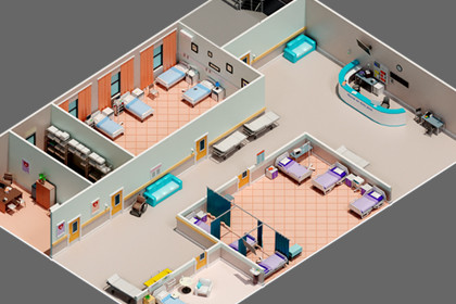 Low poly interior 17 hospital | Unity AssetStore概要 优惠信息 beta