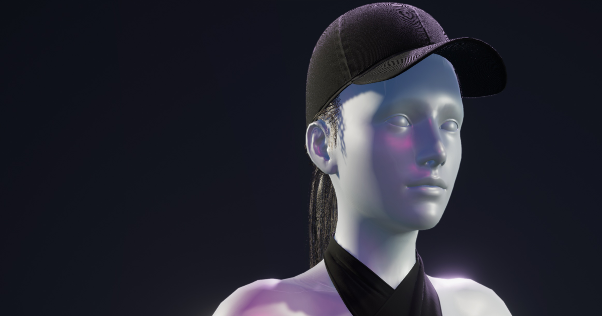 Versa Cap and Ponytail Female from Tafi | 3D Clothing | Unity Asset Store
