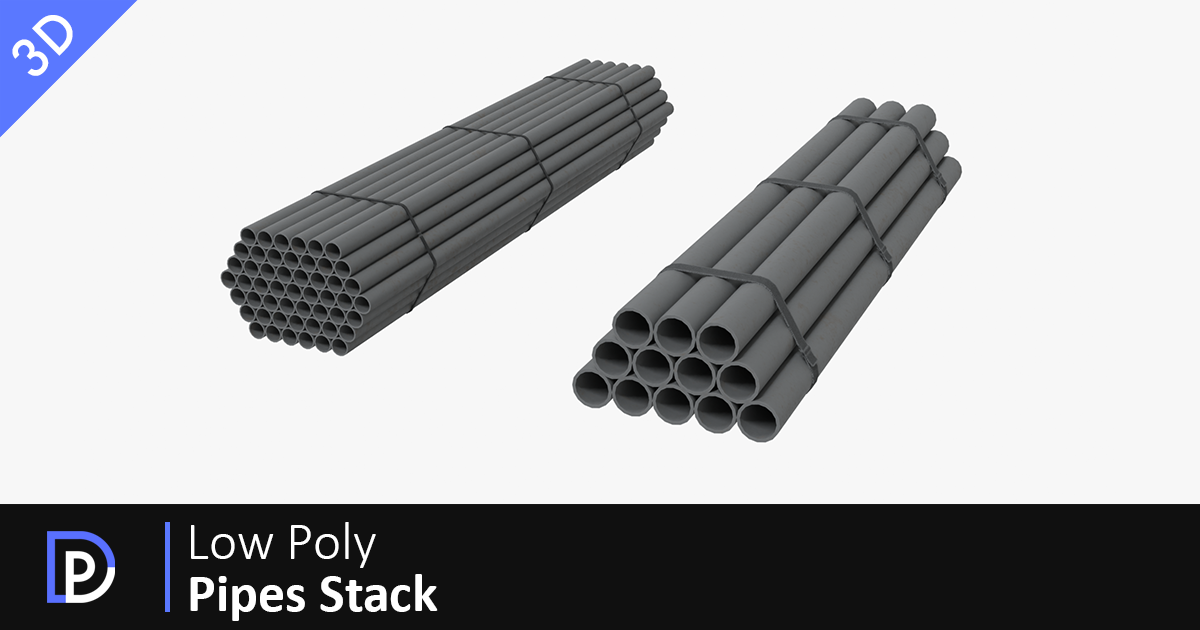 Pipes Stack 3d Industrial Unity Asset Store 
