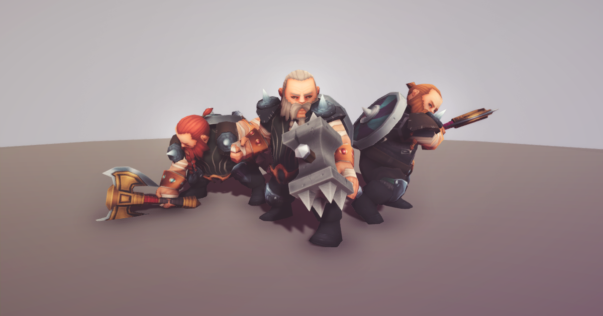 Dwarf Warrior | Characters | Unity Asset Store