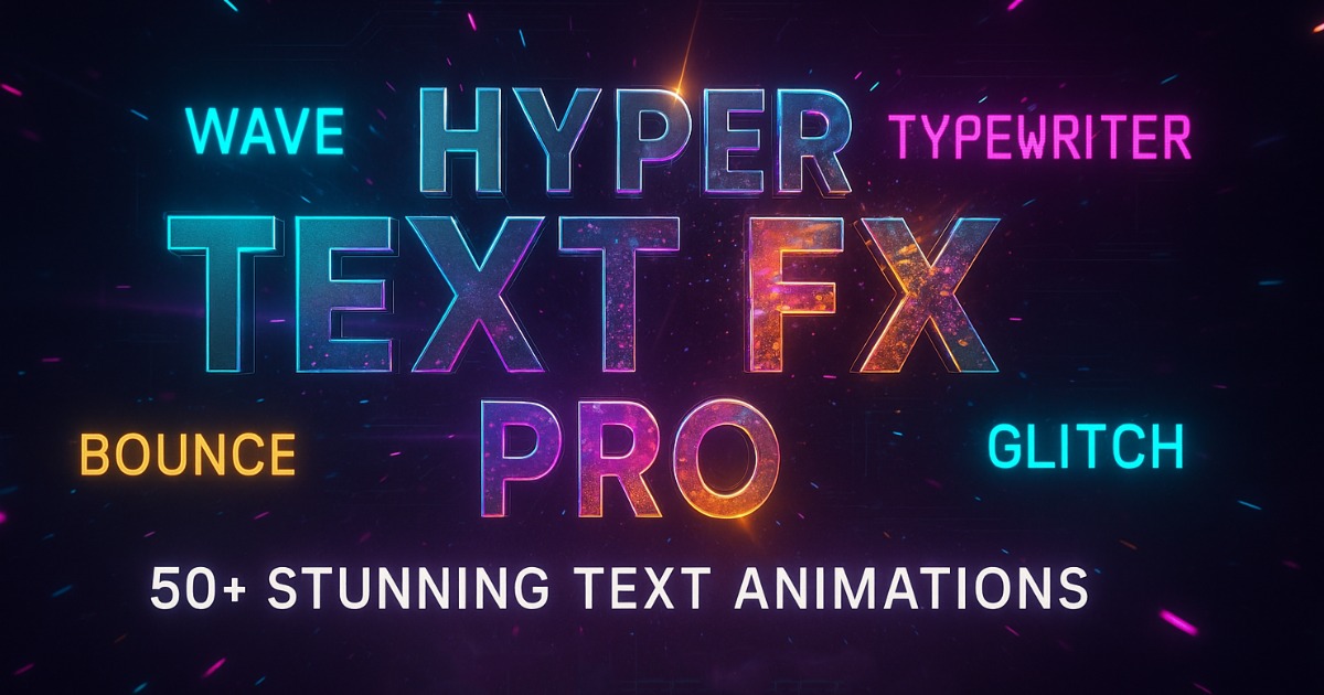 HyperTextFX Pro - Advanced Text Animation System | 2D GUI | Unity Asset ...