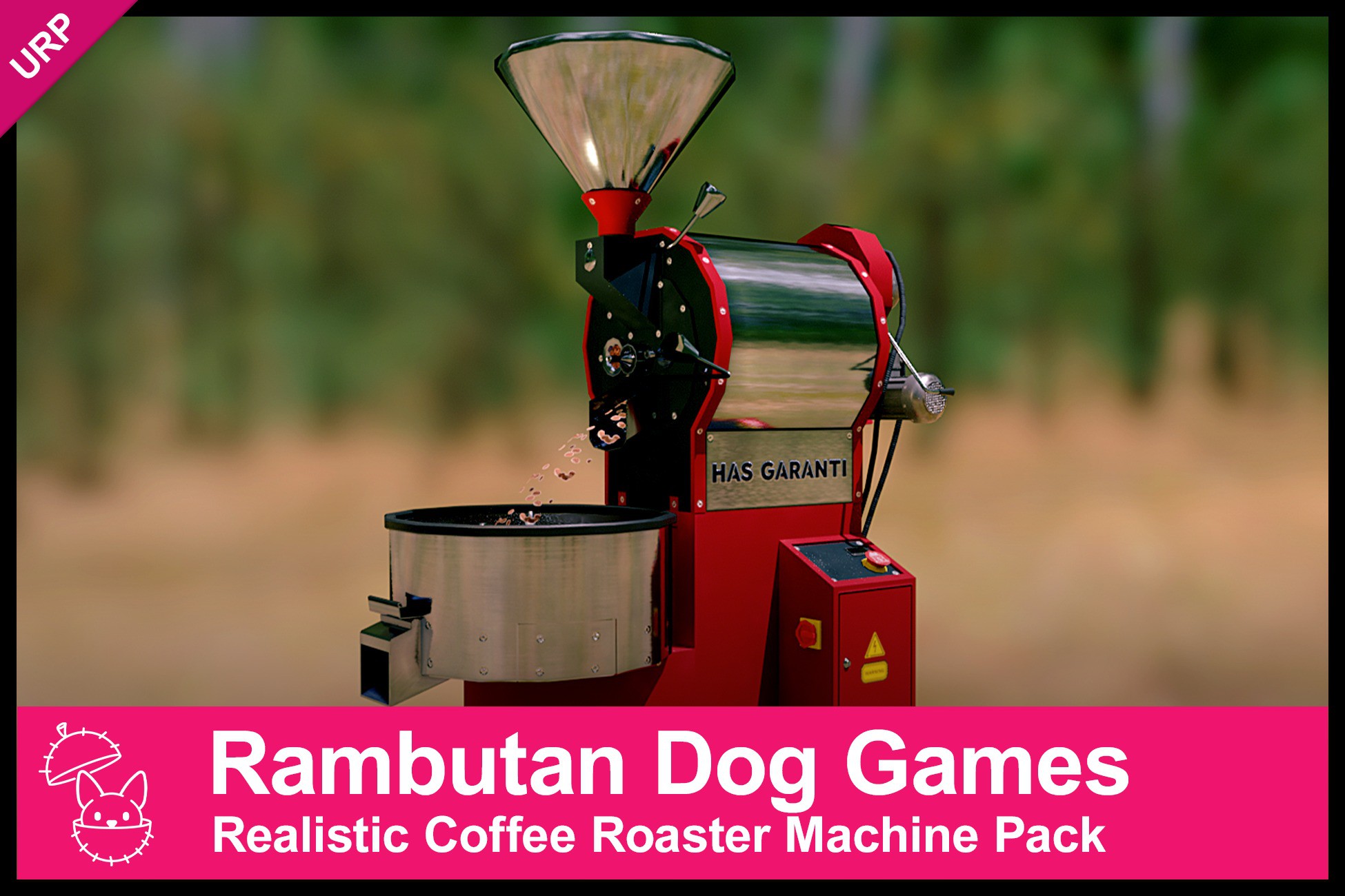 Realistic Coffee Roaster Machine Pack | VR Ready | URP | 3D Industrial ...