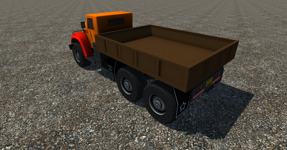 Industrial Cargo Truck 2 | 3D 汽车 | Unity Asset Store