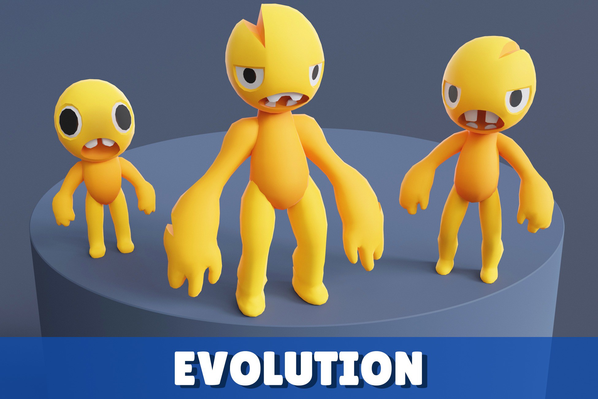 Cartoon Characters - Cheesy Warriors | 3D Creatures | Unity Asset Store