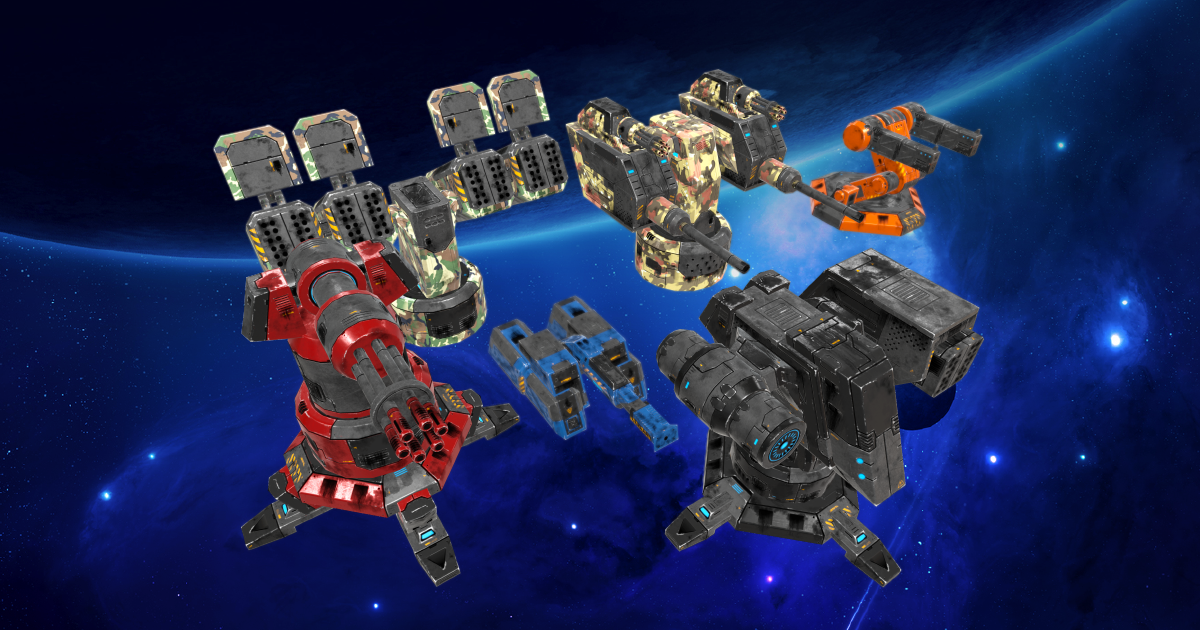 Sci-Fi Modular Weapons and Turrets | 3D Weapons | Unity Asset Store