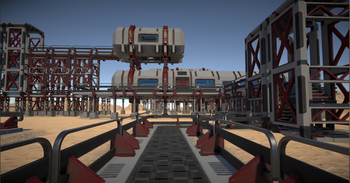 Modular sci-fi Environment G_C1 | 3D Sci-Fi | Unity Asset Store