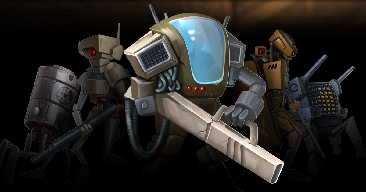 Post Apocalypse Robots | 2D Characters | Unity Asset Store