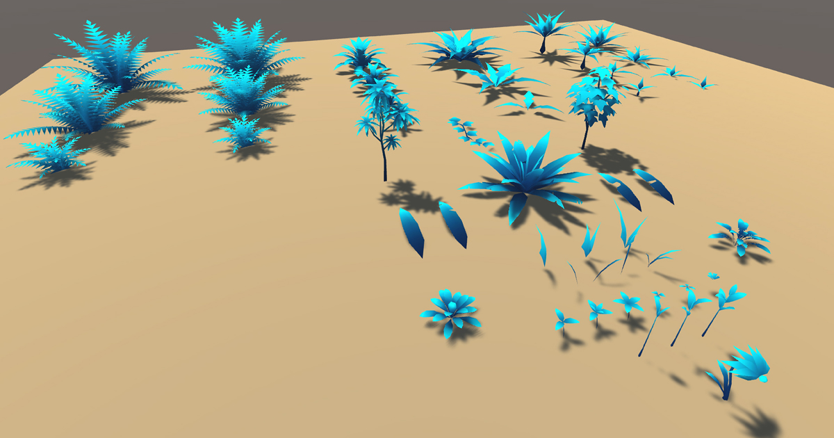 Yughues LowPoly Plants | 3D Vegetation | Unity Asset Store