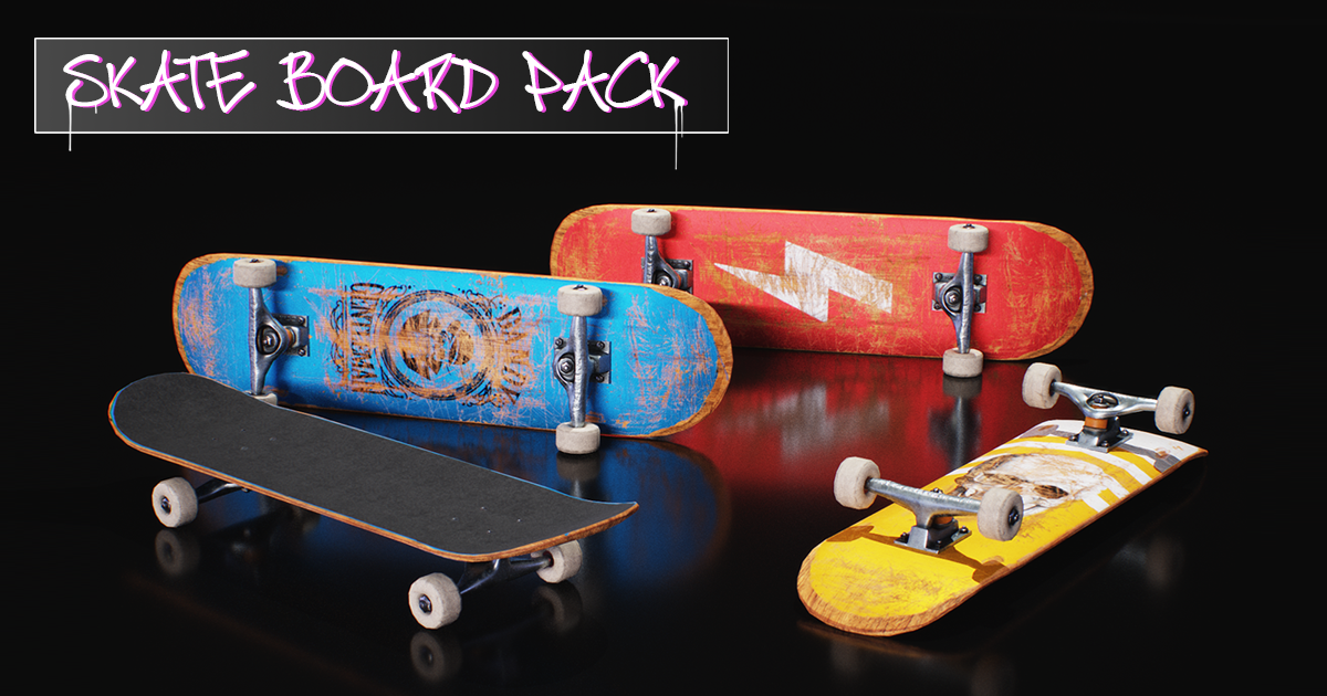 Skateboard Pro | 3D Props | Unity Asset Store